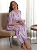 Buy Purple Printed Cotton Night Suits Online at $22.00 USD | ShopLibas